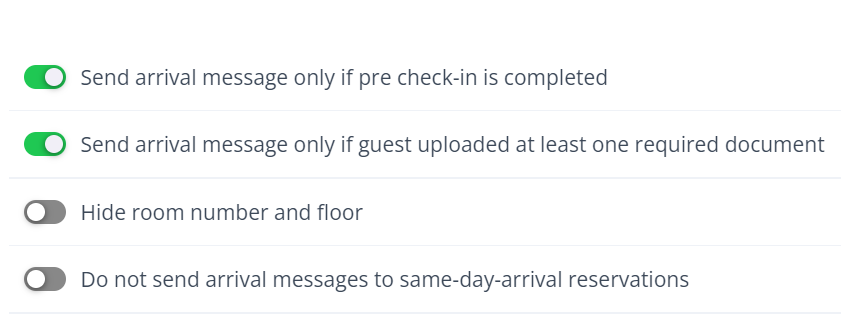 Arrival Email – Duve