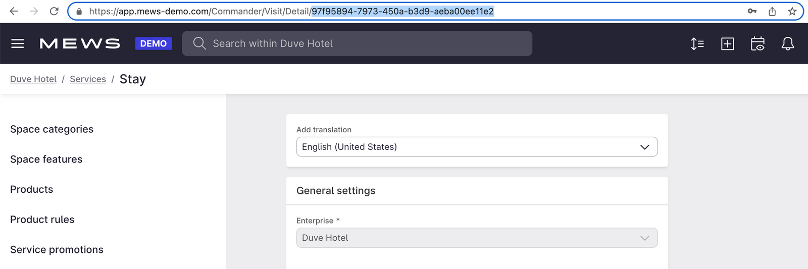 Mews - How to set up Room Upgrade services – Duve