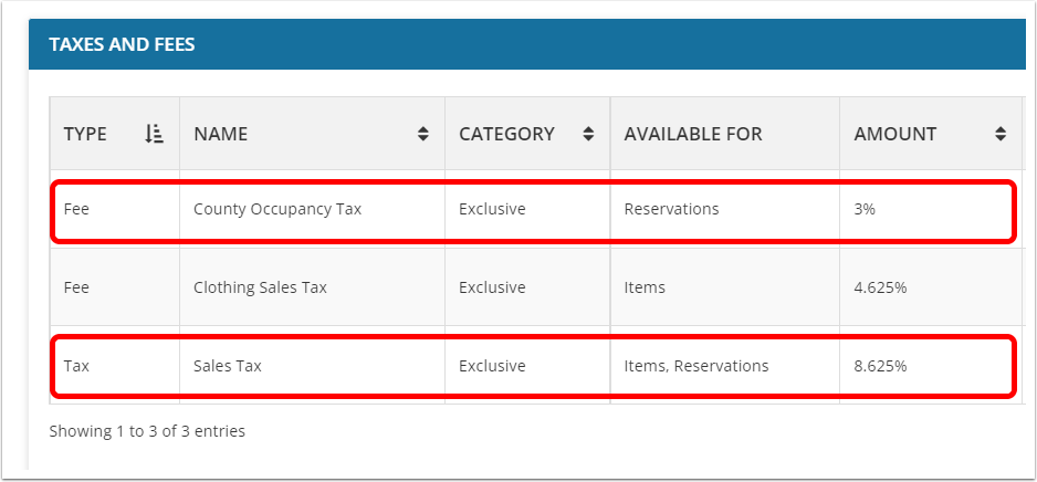 Cloudbeds - Tax Code Setup for Upsells – Duve